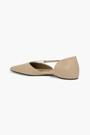 TOTEME Leather Point-toe Flats
