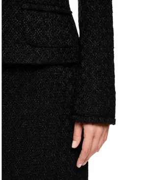 MARC CAIN Shimmering Boucle Jacket