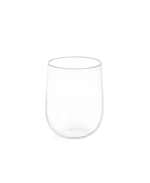 THE COLLECTIVE HOME Pebbled Glass Hurricane - Clear