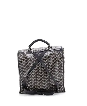 Goyard Saint Leger Briefcase Backpack Coated Canvas