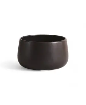 GHARYAN STONEWARE Ewa Serving Bowl - Matte Black