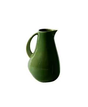 GHARYAN STONEWARE Kuduo Pitcher - Shiny Green