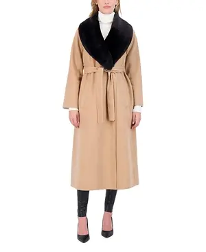 Women's Camel Beige Wool Coats