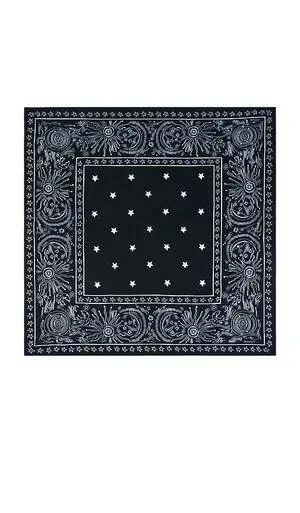 CASA CLARA Silky Headscarf In Black