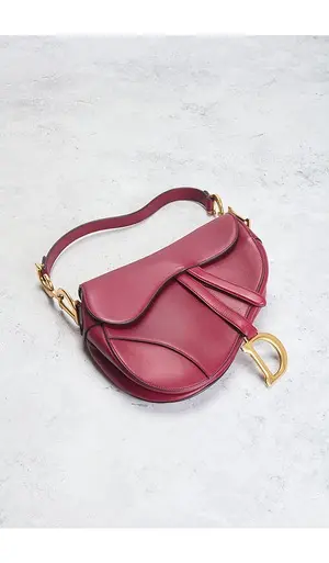 FWRD RENEW Dior Saddle Bag - Red