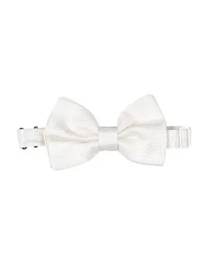 Tagliatore Silk Bow Tie - White