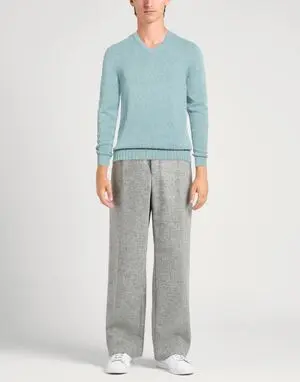 Alpha Studio Long Sleeve Cotton-linen Sweater