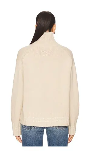 Guest In Residence Cropped Ribbed Turtleneck