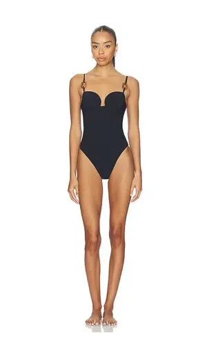 Magda Butrym One Piece Swimsuit - Black