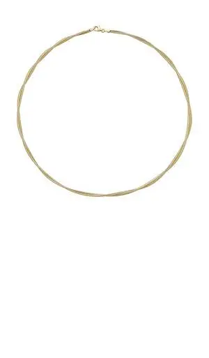 STONE AND STRAND Interwoven Necklace - 14k Yellow Gold