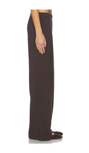 LESET Pointelle Boxer Pant - Choco