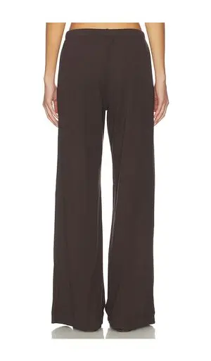 LESET Pointelle Boxer Pant - Choco