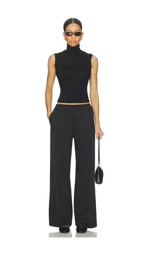 LESET Sleeveless Turtleneck Top