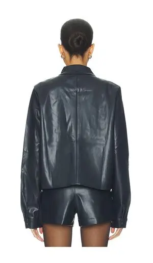SNDYS Faux Leather Benny Jacket