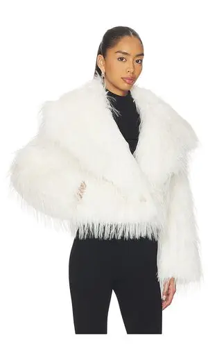 Adrienne Landau Lilith Faux Fur Jacket