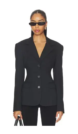 GUIZIO Fitted Waist Blazer