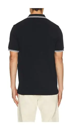 Fred Perry Twin Tipped Shirt In Navy