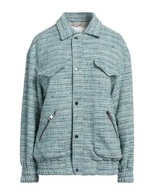 PT TORINO Casual Tweed Jacket - Turquoise