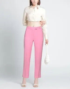 KAOS Tapered Leg High-waisted Pants - Pink