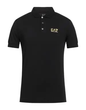 EA7 Polo Shirt Size Cotton, Elastane