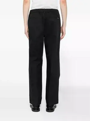 Karl Lagerfeld Logo-plaqued Straight-leg Trousers