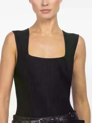 DL1961 Square-neck Ribbed Top