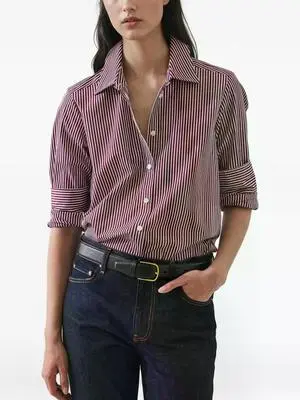 PATRICK ASSARAF Striped Buttoned Shirt