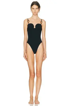 Magda Butrym One Piece Swimsuit - Black