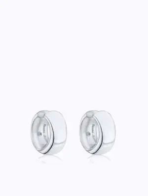 BRIONY RAYMOND Sloan Huggie Hoop Earrings - 18 Karat White Gold