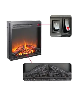 FLYNAMA 18 Inch Electric Fireplace Insert