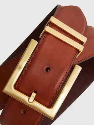 REISS Brompton Leather Belt