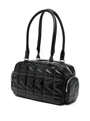 Karl Lagerfeld Kkuilt Medium Bowling Bag