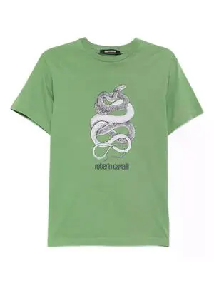 Roberto Cavalli Crewneck T-shirts For Men