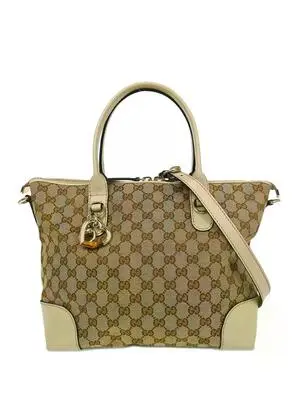Gucci 2010s Heart Bit Gg Tote Bag