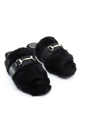 Women's Fur Slippers Mules Clogs