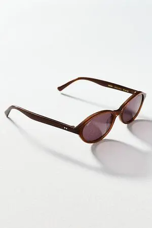 SITO SHADES Slim Oval Orion Sunglasses - Brown