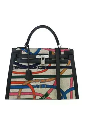 HERMÈS Hermès 2017 Kelly 32 Cavalcadour Tote