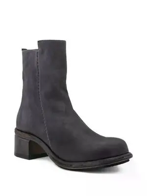 SHOTO Block Heel Zip Boots