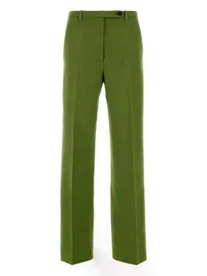 Miu Miu Logo-patch Trousers