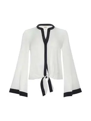 L'Agence Charlize Silk Blouse