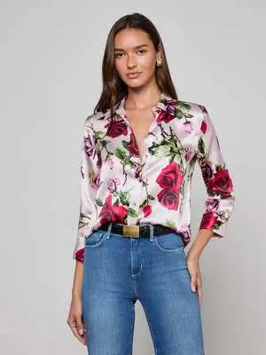 L'Agence Dani Silk Blouse