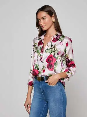 L'Agence Dani Silk Blouse