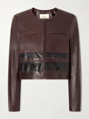 Ulla Johnson Callisto Paneled Leather Jacket