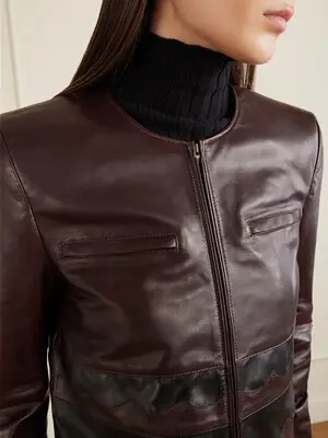 Ulla Johnson Callisto Paneled Leather Jacket