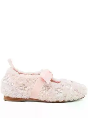 ROCKFISH Furry Ballet Flats - Pink