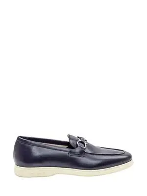 FERRAGAMO Loafers With Buckle - Blue