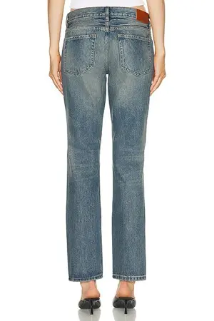 EB DENIM Low Rise Straight Leg Jeans