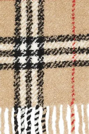Burberry Giant Check Boucle Scarf