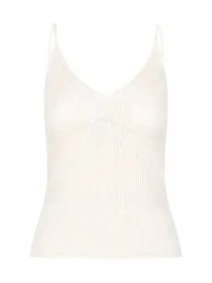 Isabel Marant Étoile Ribbed Tank Top - Cream