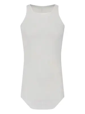 Rick Owens Ribbed Tank Top - White